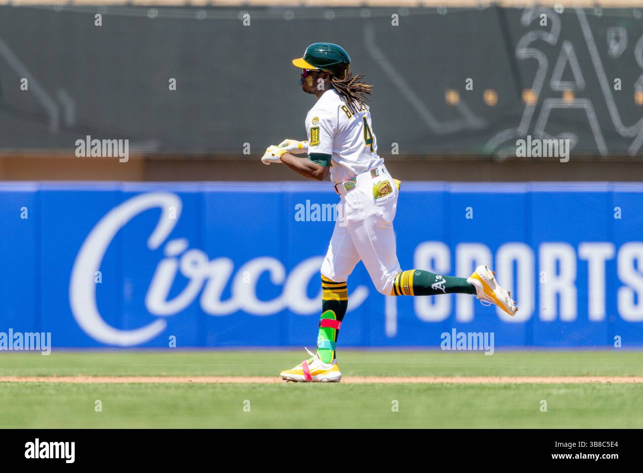 SACRAMENTO, CA - MAY 07: Oakland Athletics outfielder Lawrence Butler ...