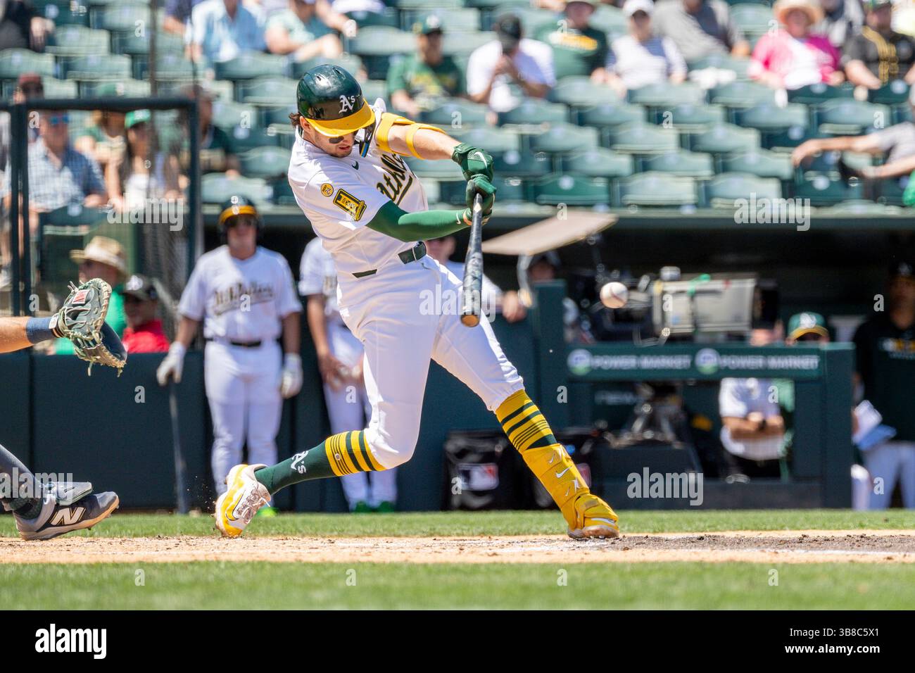 SACRAMENTO, CA - MAY 07: Oakland Athletics shortstop Jacob Wilson (5 ...