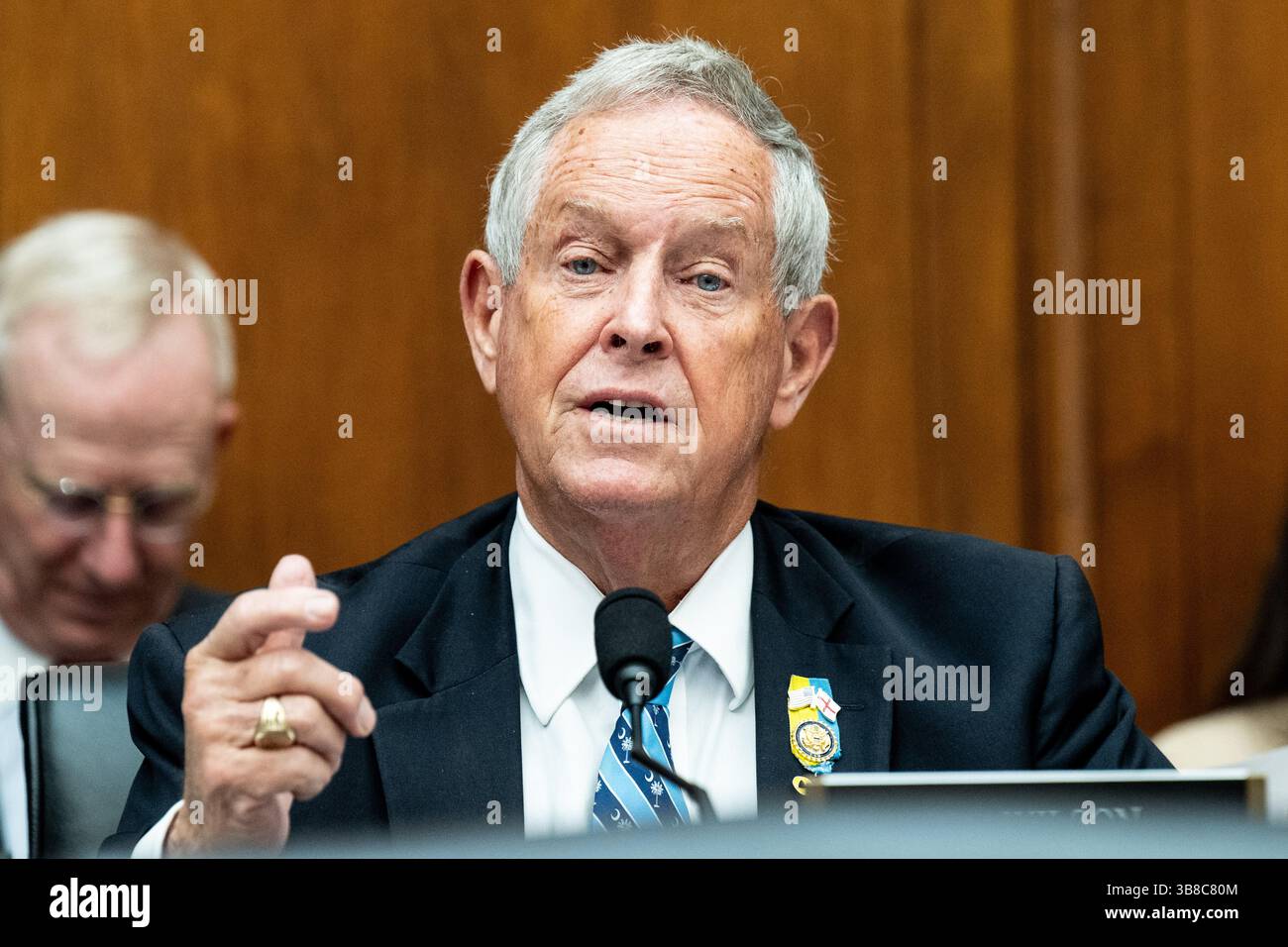 U.S. Representative Joe Wilson (R-SC) speaking at a hearing of the ...
