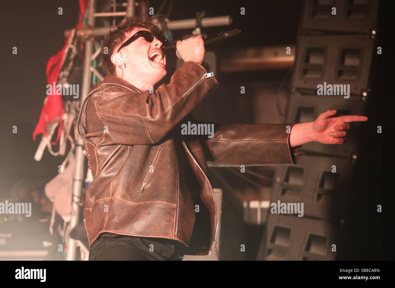 Bologna, Italy. 07th May, 2025. Italian singer Olly on stage at ...