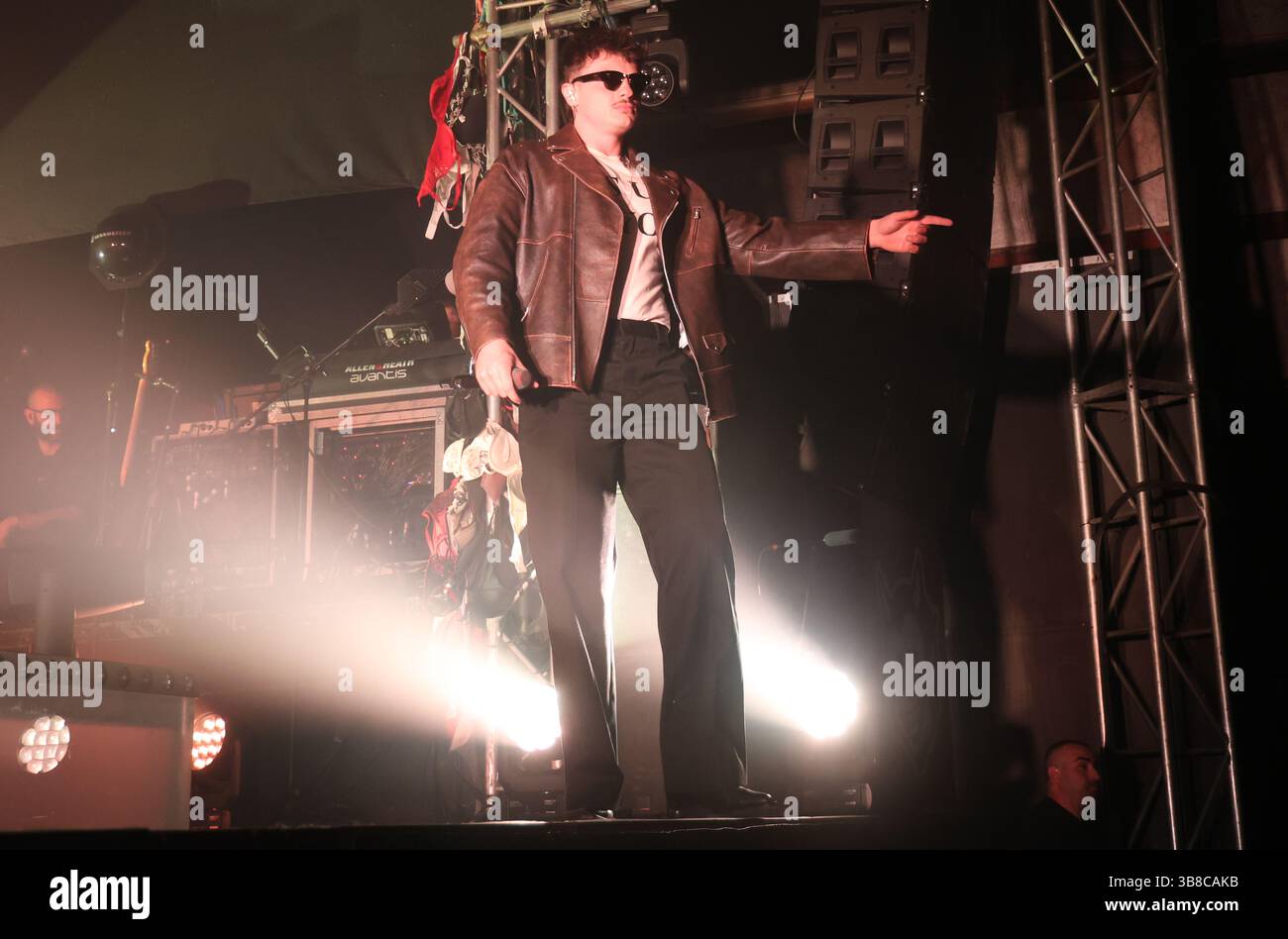 Bologna, Italy. 07th May, 2025. Italian singer Olly on stage at ...
