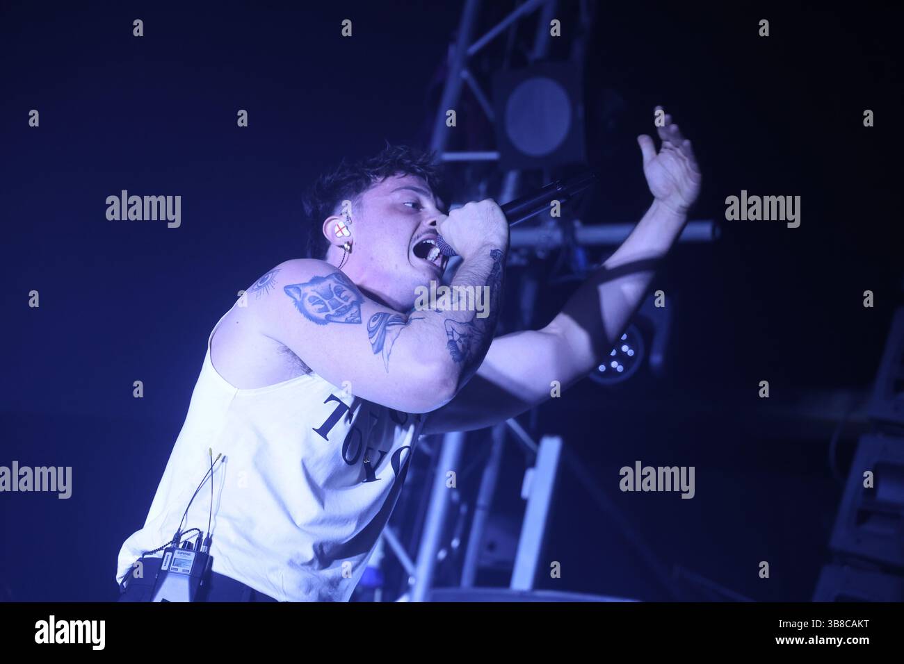 Bologna, Italy. 07th May, 2025. Italian singer Olly on stage at ...