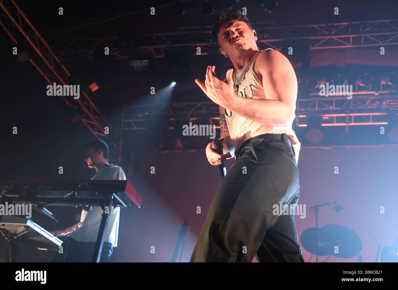 Bologna, Italy. 07th May, 2025. Italian singer Olly on stage at ...