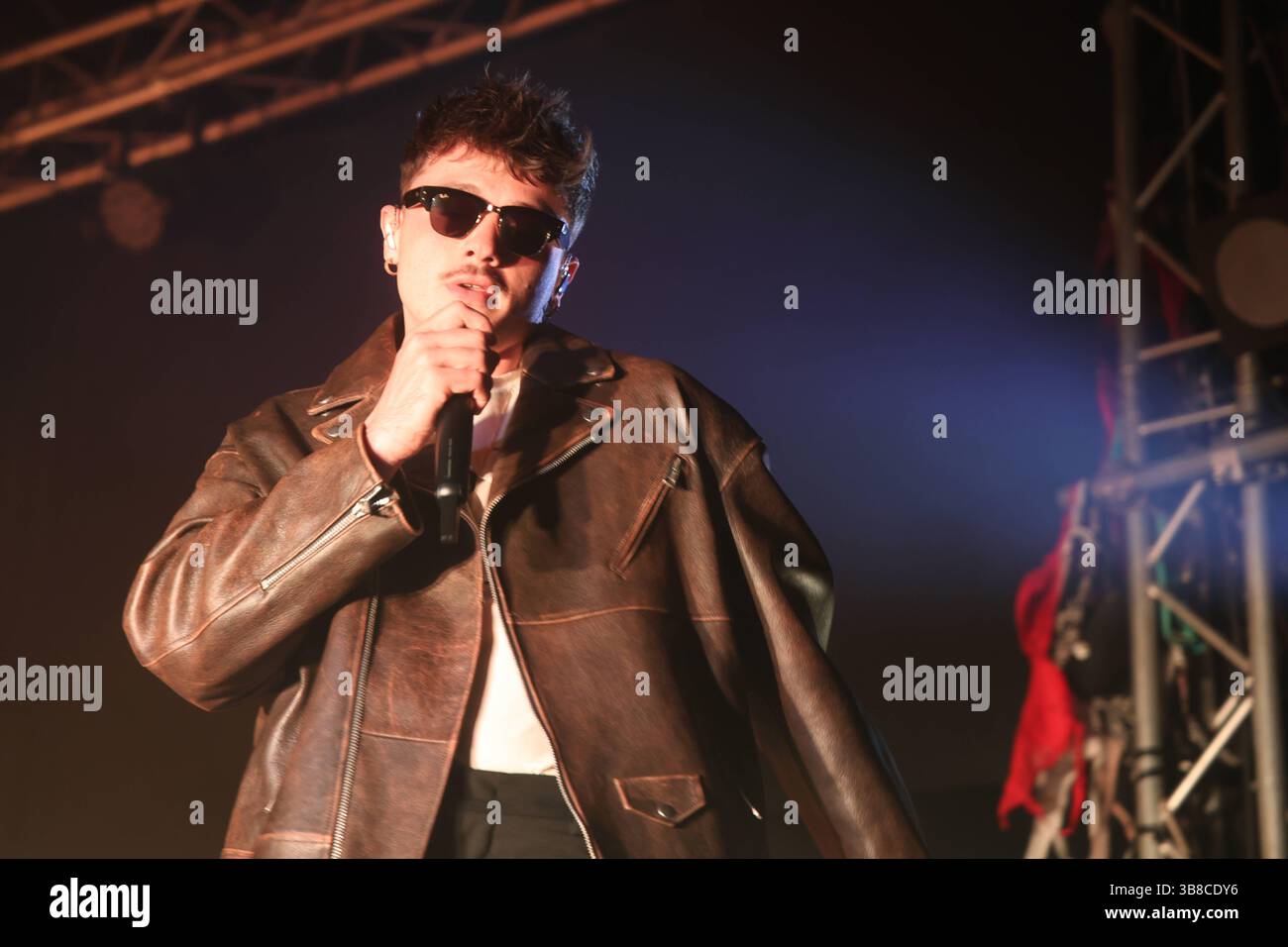 Music Concert - Italian singer Olly during Lo rifarei, lo rifaremo ...