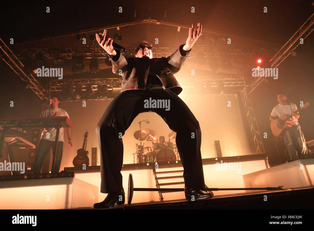 Music Concert - Italian singer Olly during Lo rifarei, lo rifaremo ...