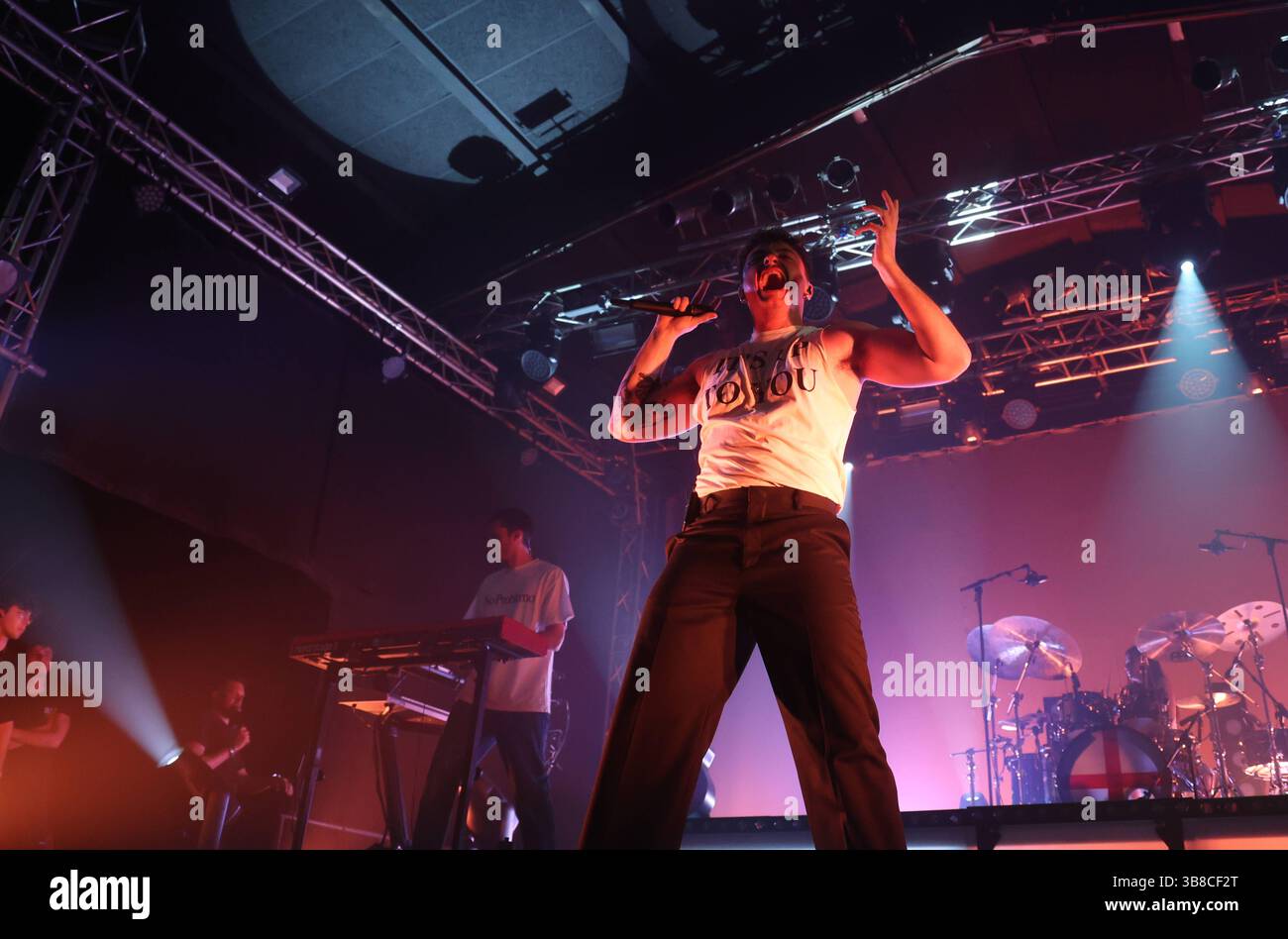 Music Concert - Italian singer Olly during Lo rifarei, lo rifaremo ...