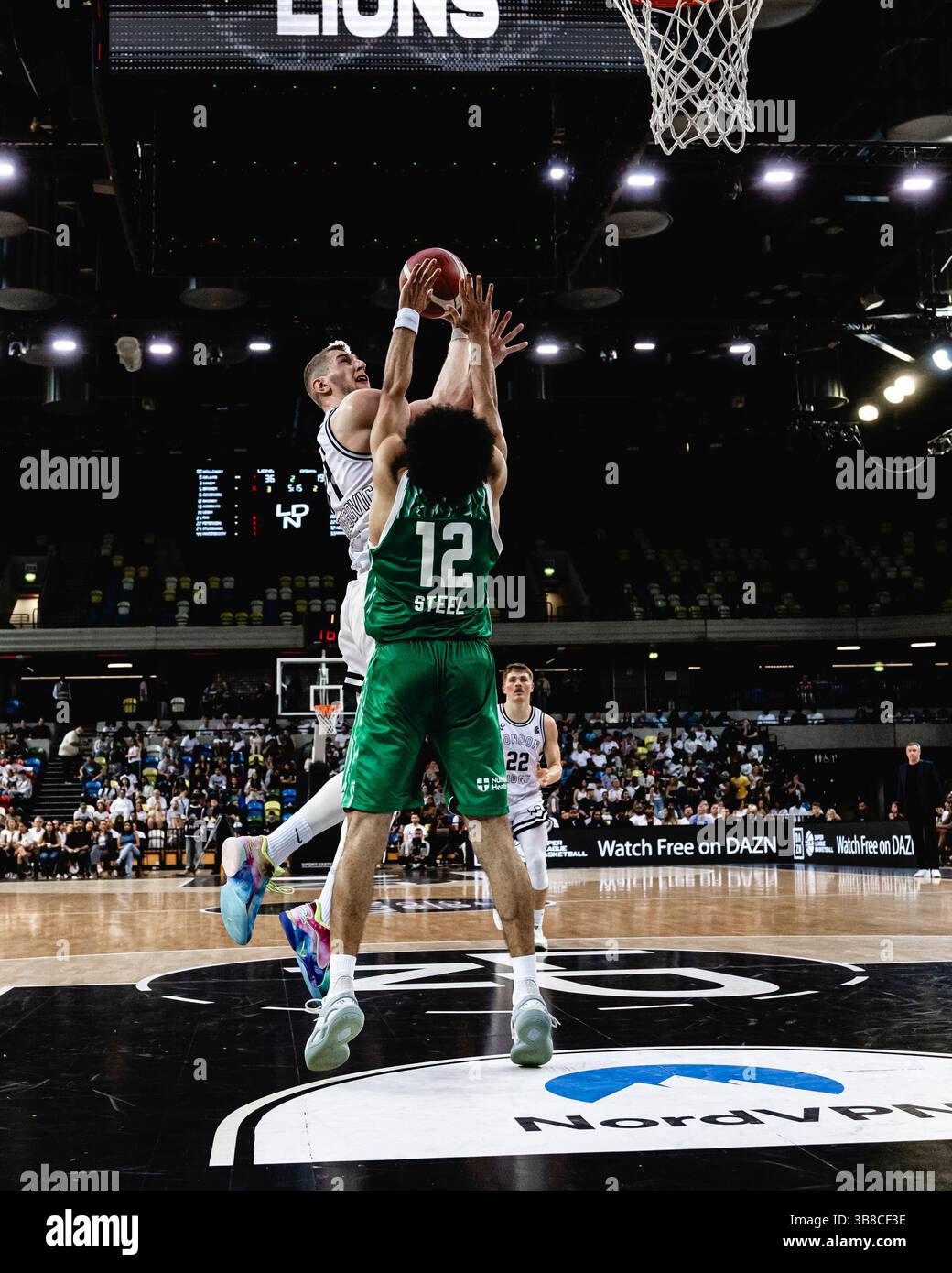 Lions' Alen Hadzibegovic during the London Lions defeat of Surrey 89ers ...