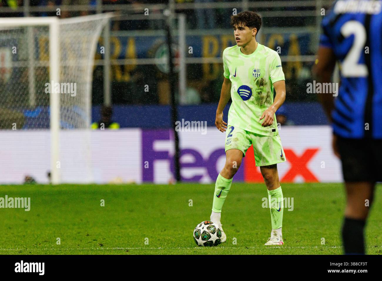 Pau Cubarsi seen during UEFA Champions League semifinal game between ...