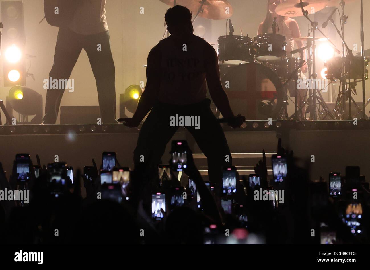 Music Concert - Italian singer Olly during Lo rifarei, lo rifaremo ...