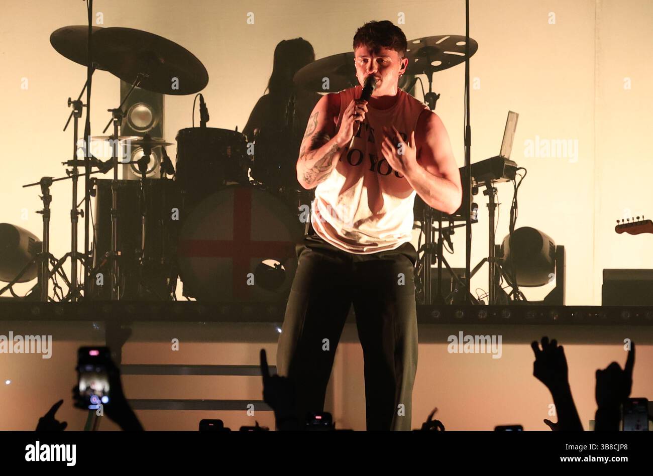 Bologna, Italy. 07th May, 2025. Italian singer Olly on stage at ...