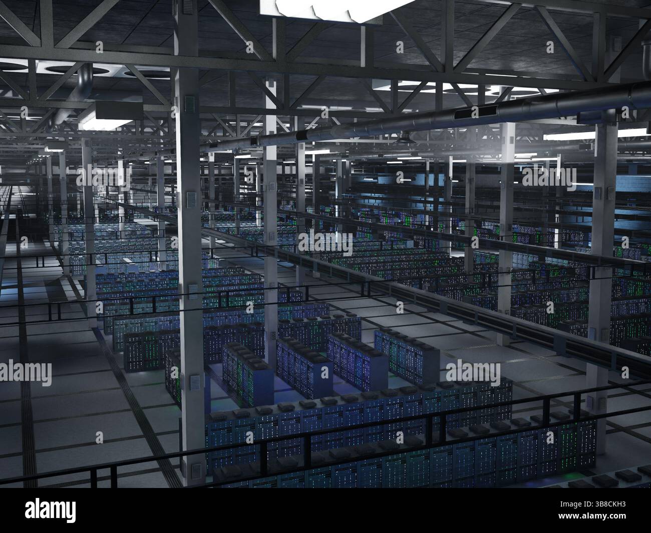 Advanced server hub managing large datasets for artificial intelligence training, model ...