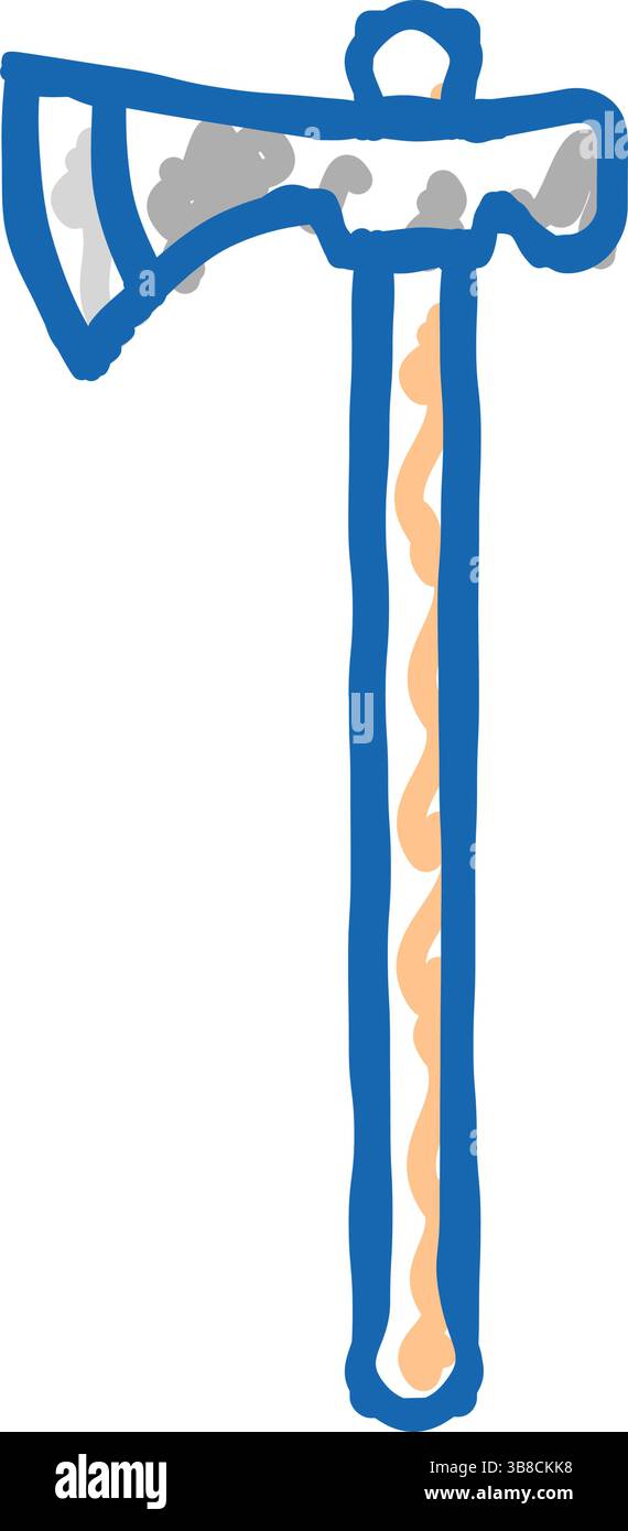 tomahawk weapon icon doodle illustration Stock Vector Image & Art - Alamy