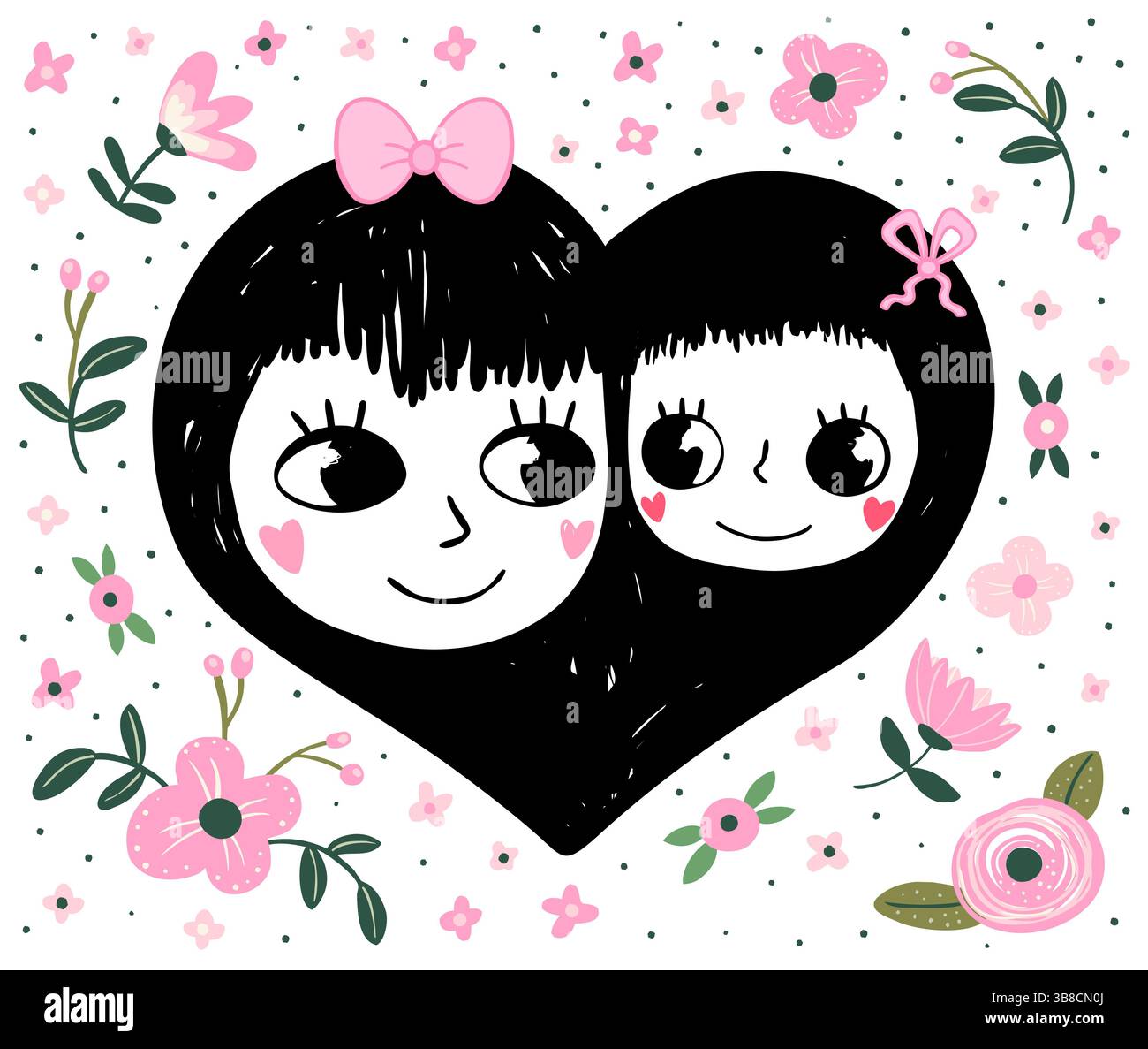 Mother day concept sketch hi-res stock photography and images - Alamy