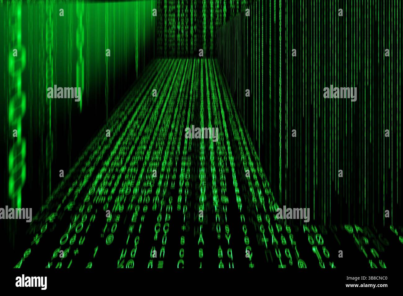 Forming glowing green network hi-res stock photography and images - Alamy