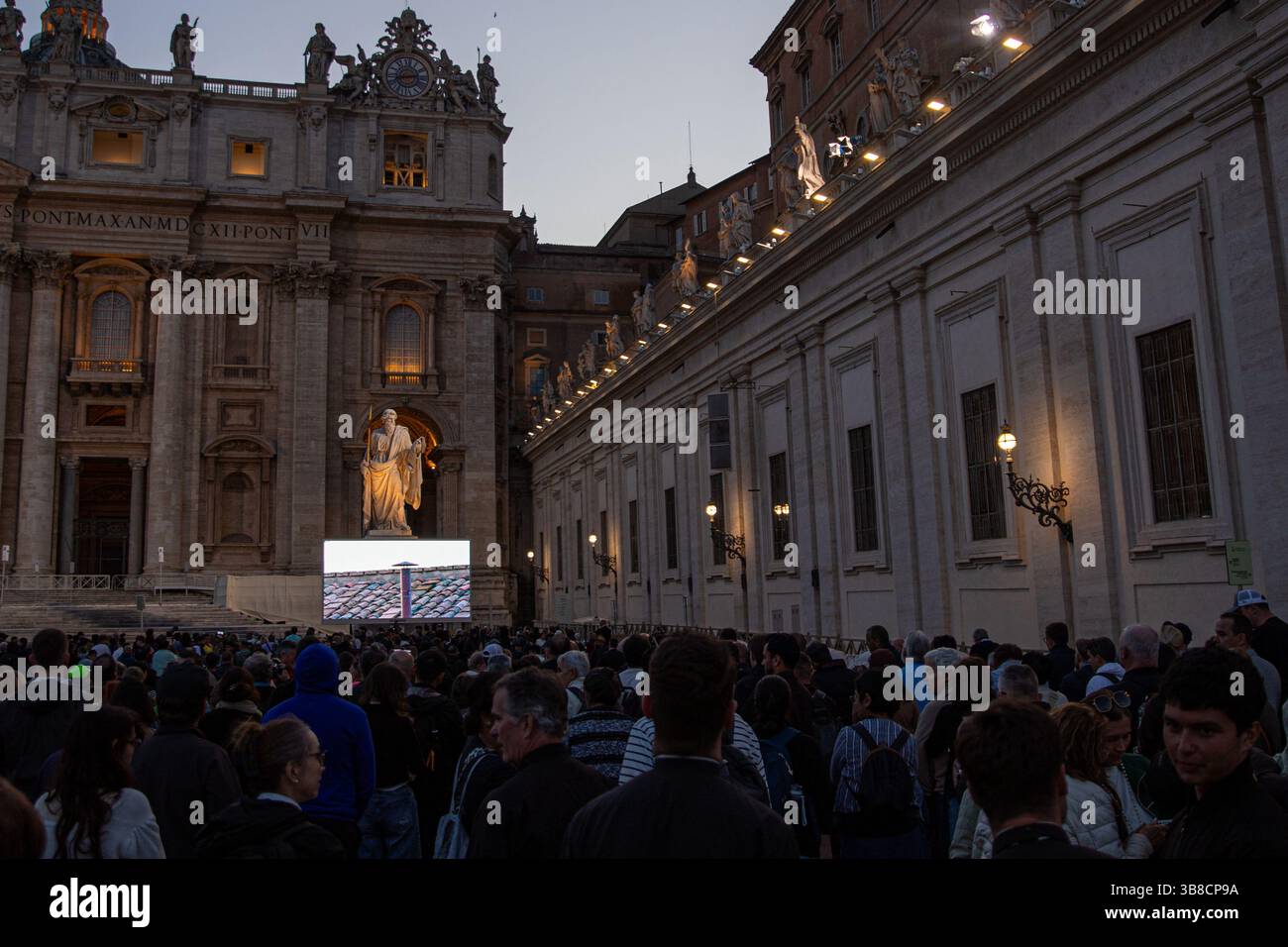 VATICAN CITY – 7 May 2025: Black smoke rises above St. Peter's Basilica ...