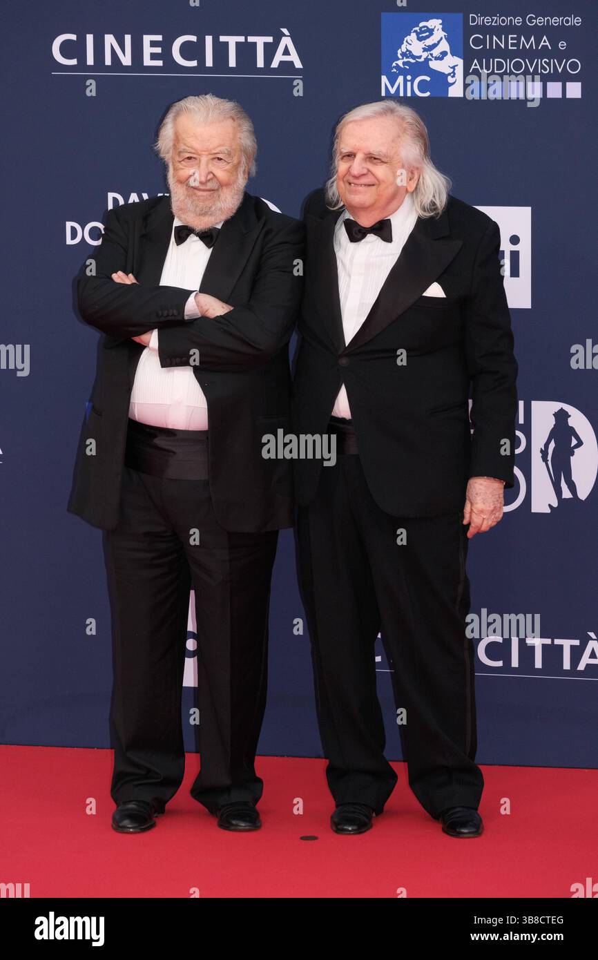 Rome, Pupi Avati and Antonio Avati 70 years of the David di Donatello ...