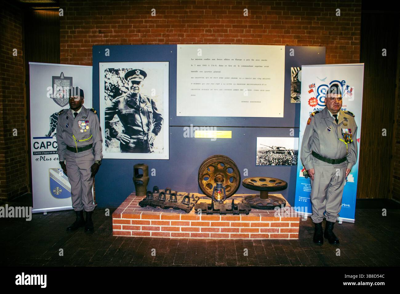 Reims, France, May 7, 2025 Commemorations of the 80th anniversary of ...