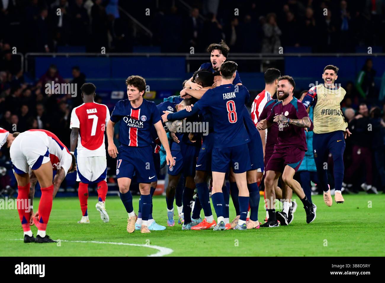 Paris, France. 7th May 2025: Parc Des Princes, Paris, France: Vitinha ...