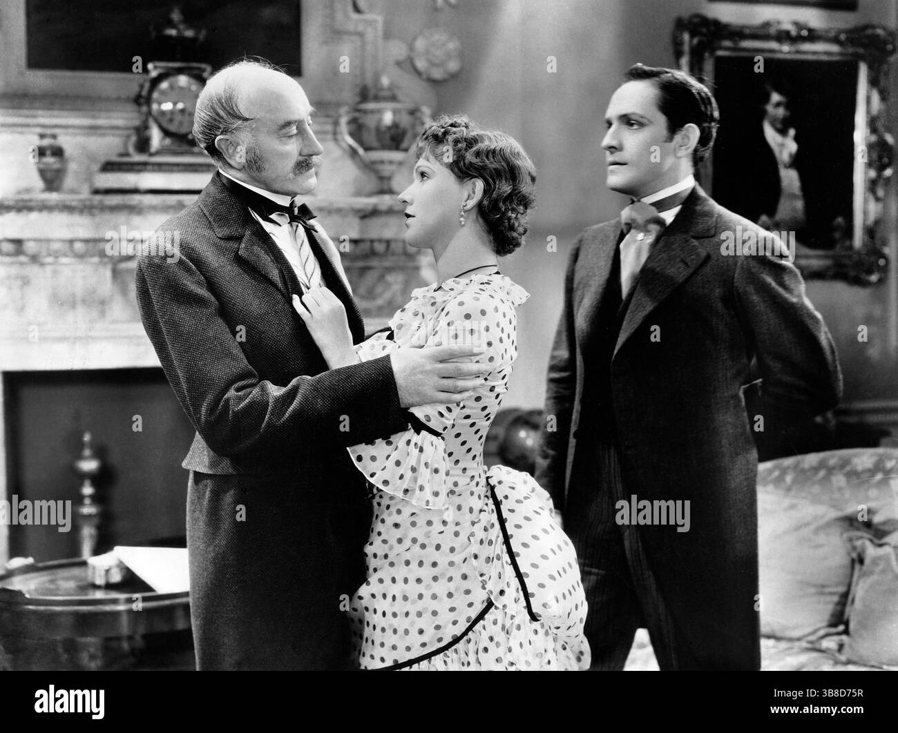 June 20, 2023, USA: Halliwell Hobbes, Rose Hobart, Fredric March, on-set of the film, ''Dr ...