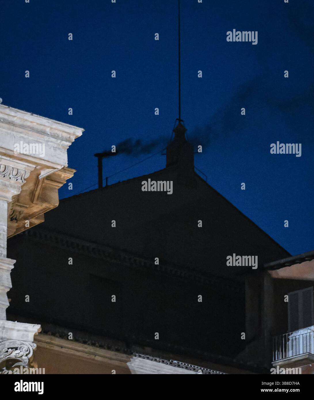 Rom, Vatikan 07.05.2025 Papstwahl / Konklave: 133. Kardinaele waehlen ...