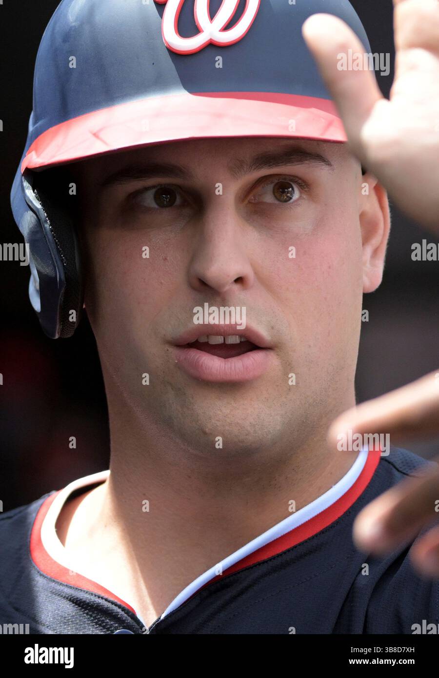 WASHINGTON, DC - MAY 07: Washington Nationals first baseman Nathaniel ...