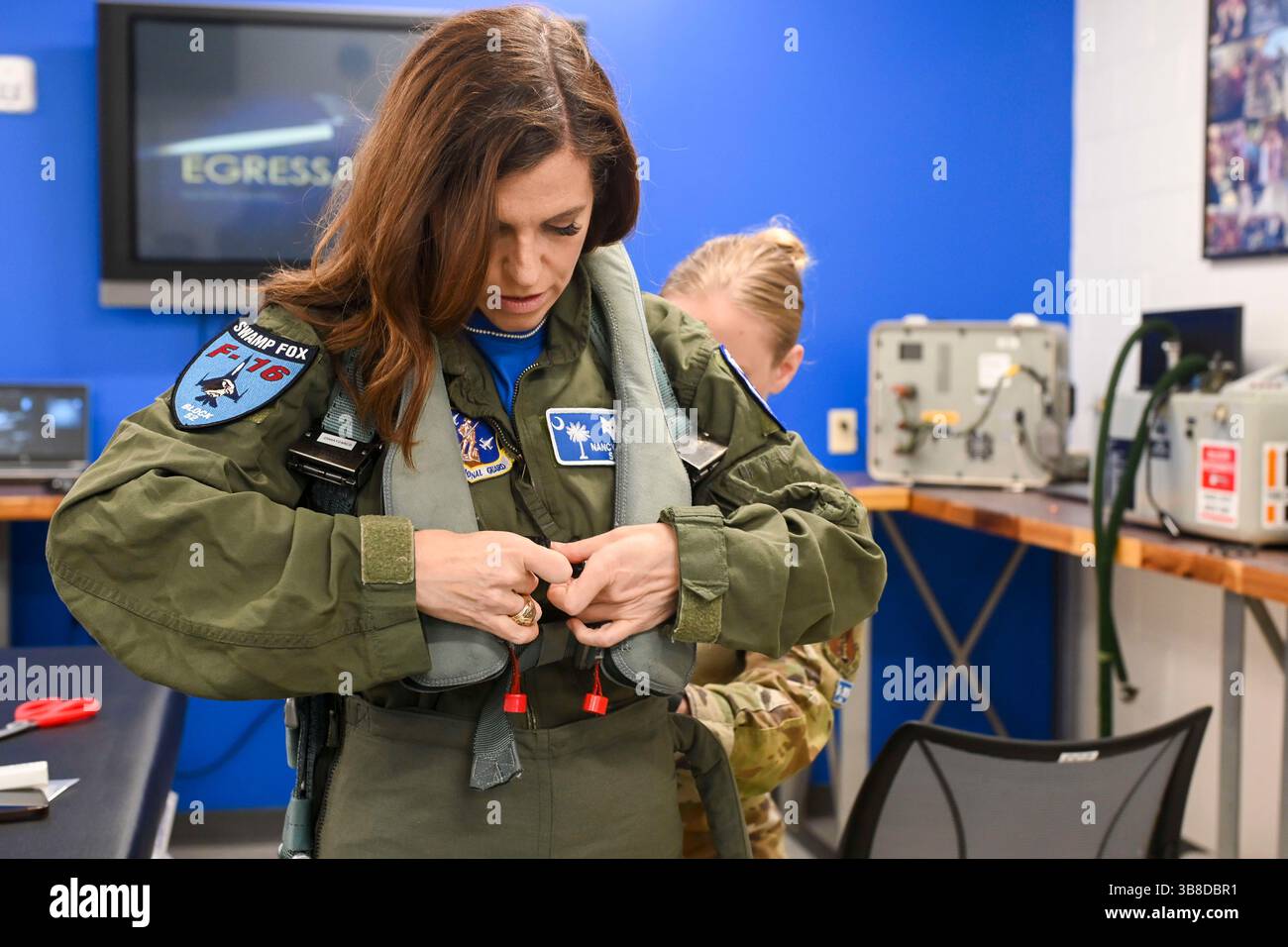 May 5, 2024, Eastover, Sc, United States: U.S. Rep. Nancy Mace, left ...