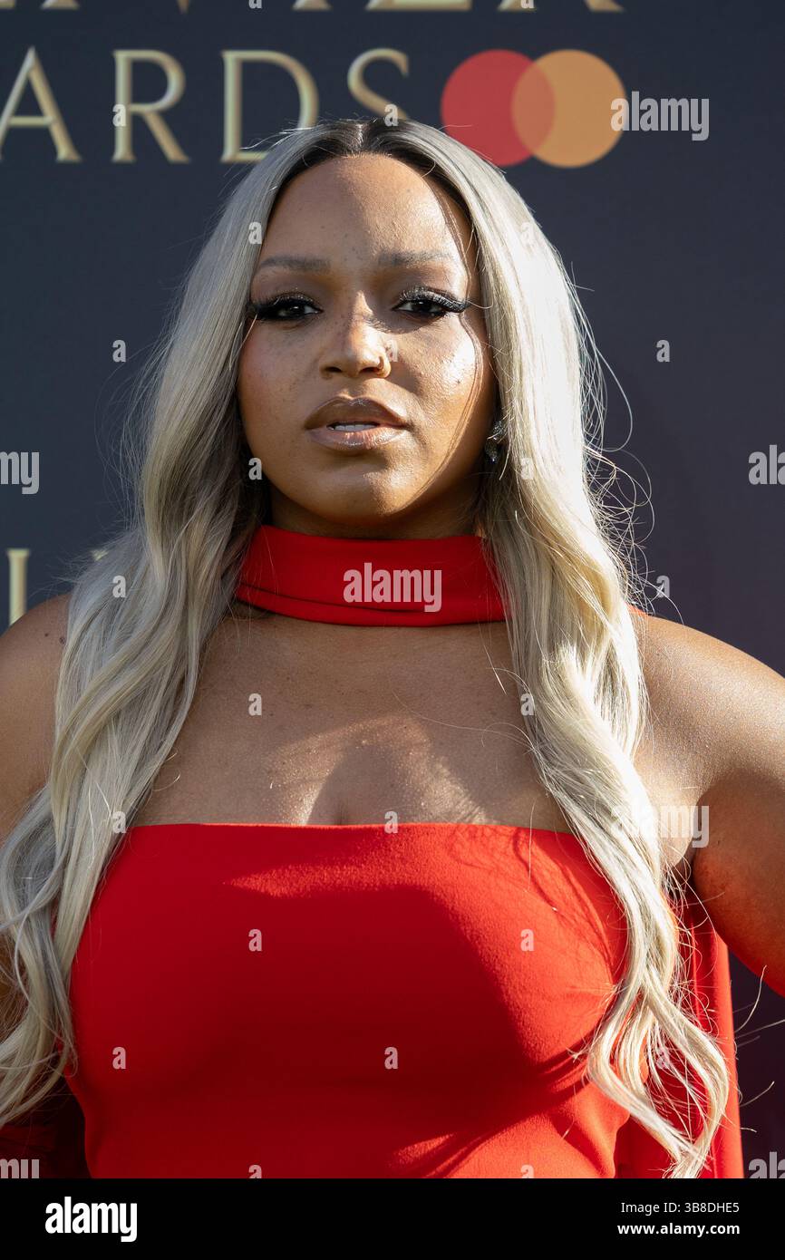 Celeb arrivals at the The Olivier Awards held at The Royal Albert Hall ...