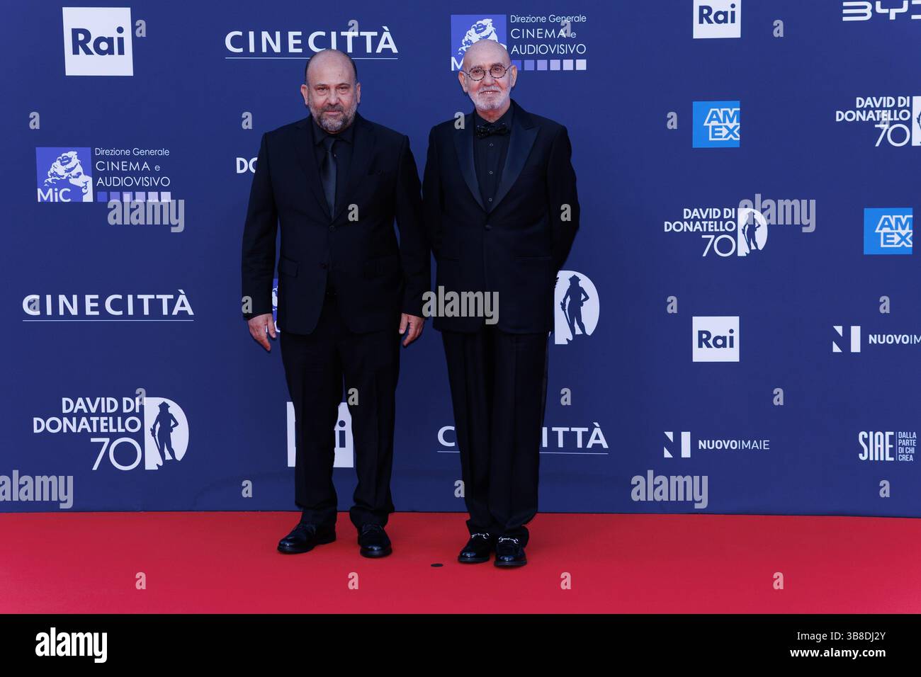 Rome, Italy. 07th May, 2025. Maurizio Mazzini and Marco Perna attend ...