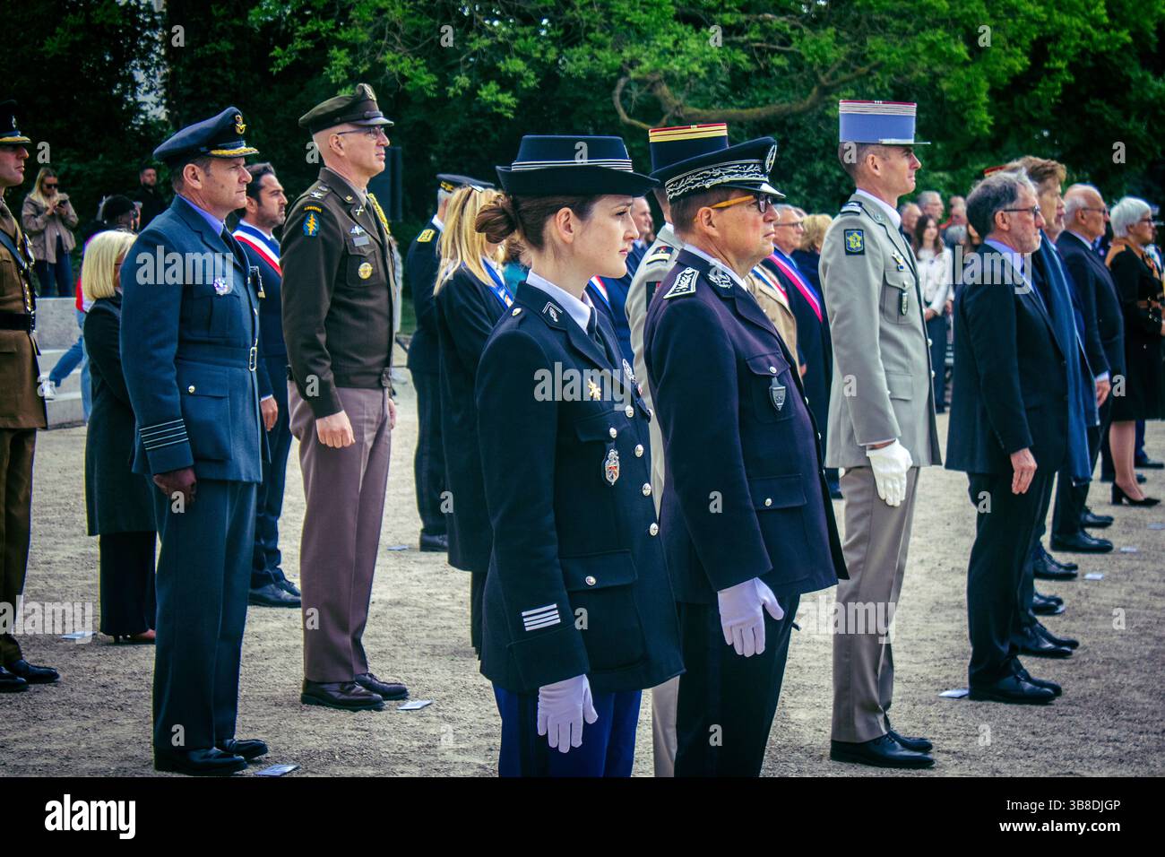 Reims, France, May 7, 2025 At the War Memorial, commemorations marking ...