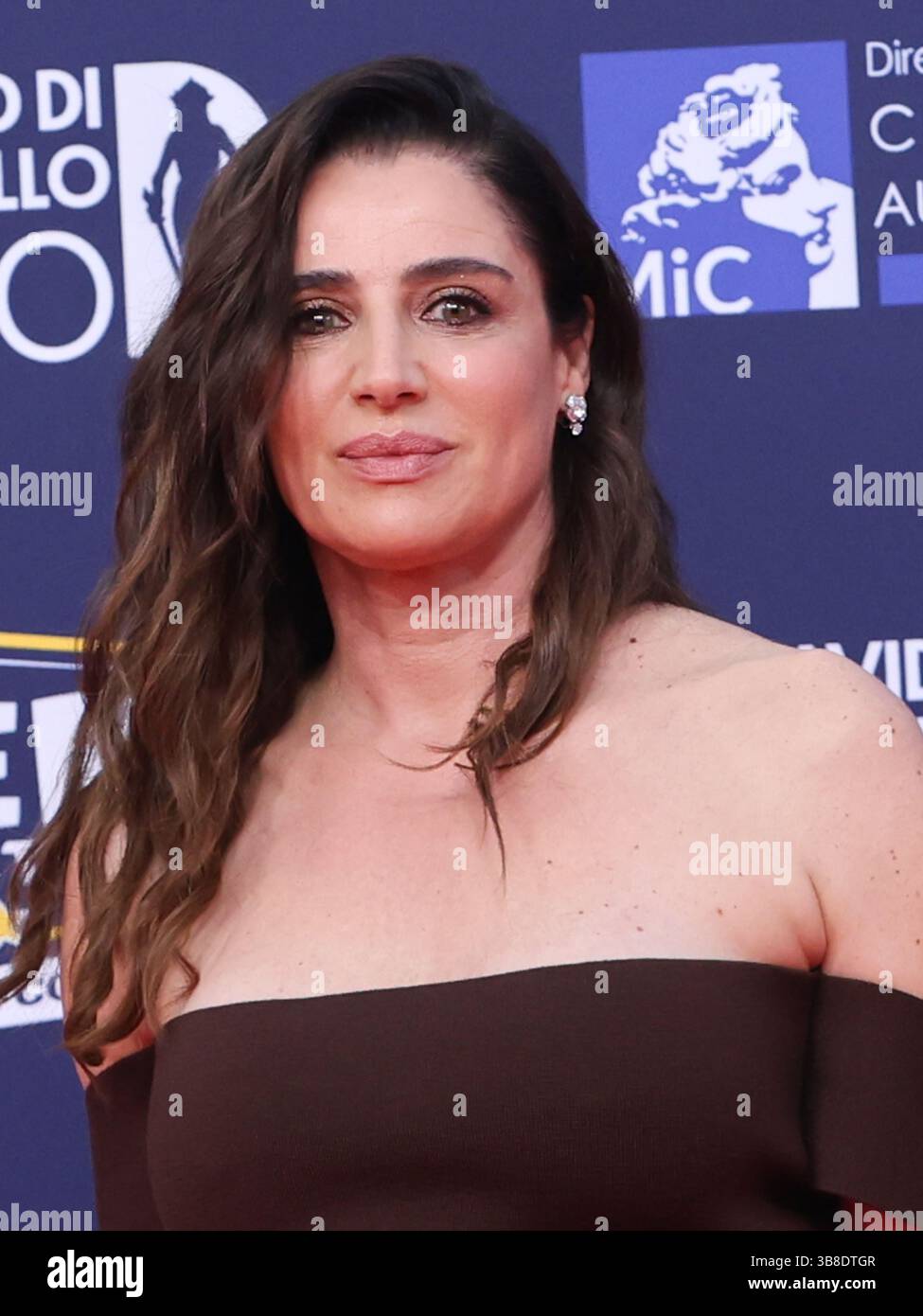 Rome, Italy. 08th May, 2025. Rome, 70th edition of the David di Donatello, red carpet - In the ...