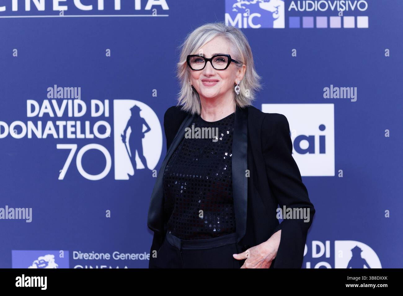 Lunetta Savino attends the photocall of the 70th edition of David di Donatello on may 07, 2025 ...