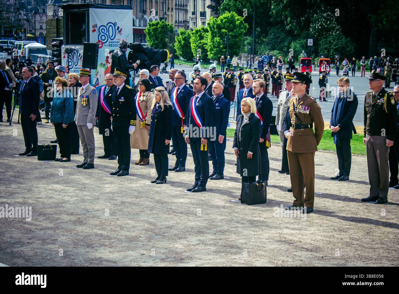 Reims, France, May 7, 2025 At the War Memorial, commemorations marking ...