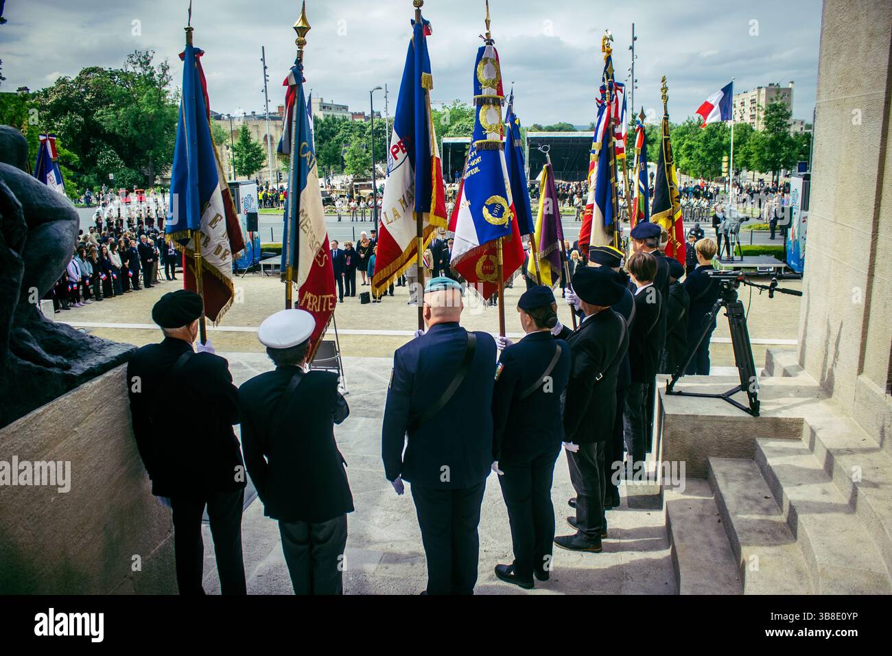Reims, France, May 7, 2025 Commemorations of the 80th anniversary of ...