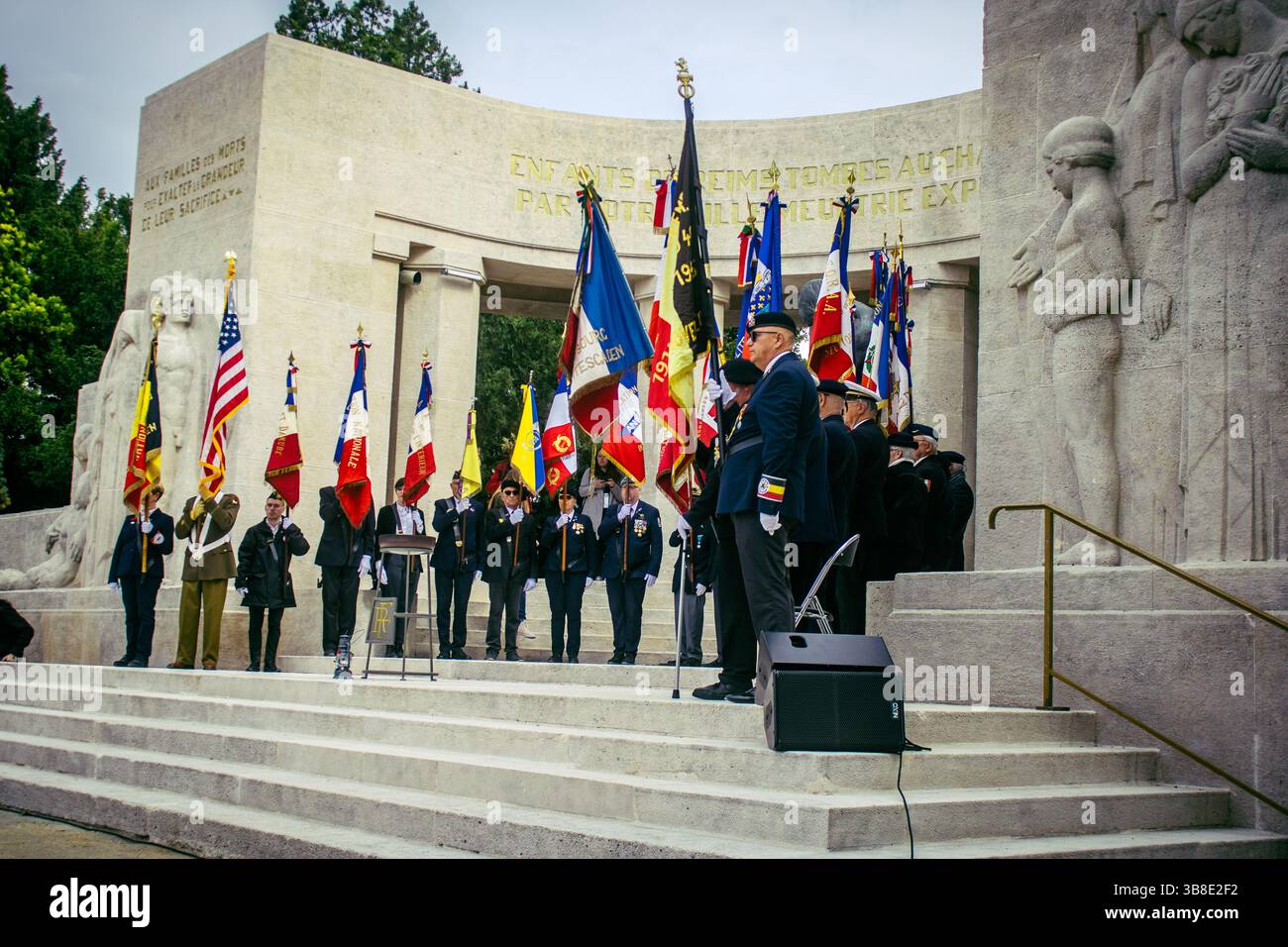 Reims, France, May 7, 2025 Commemorations of the 80th anniversary of ...