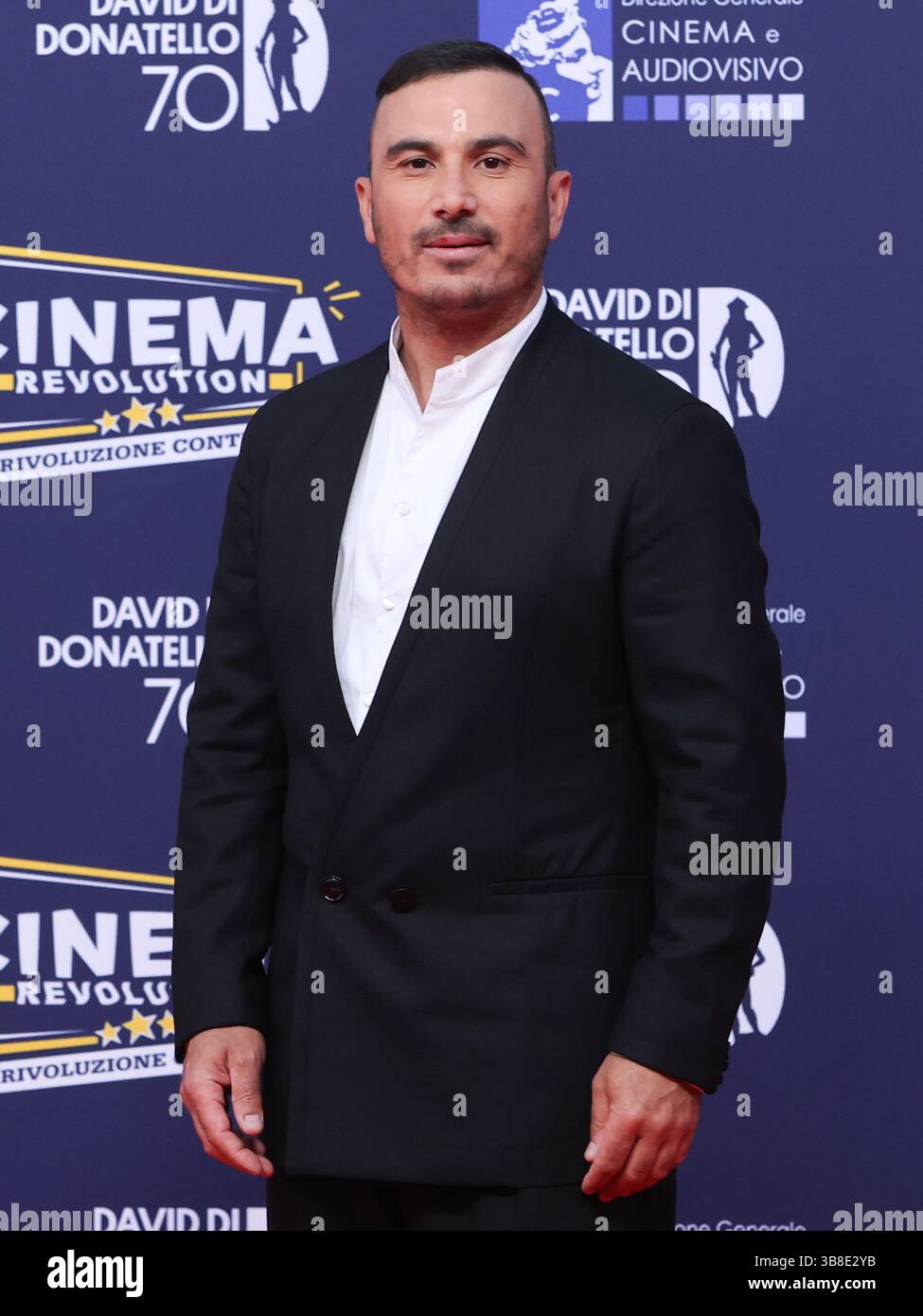 Rome, Italy. 08th May, 2025. Rome, 70th edition of the David di Donatello, red carpet - In the ...