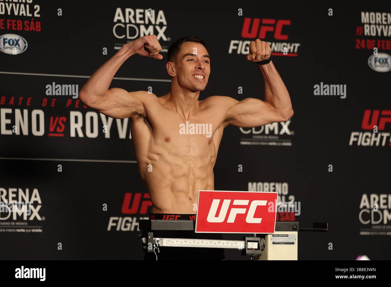 February 23, 2024, Mexico City, Mexico: MANUEL TORRES steps on the ...