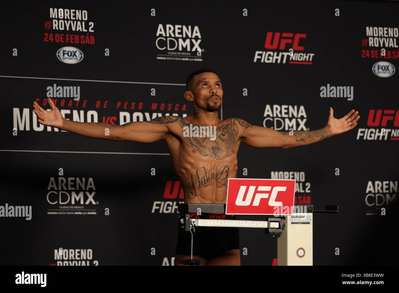 February 23, 2024, Mexico City, Mexico: MATEUS MENDONÇA steps on the ...