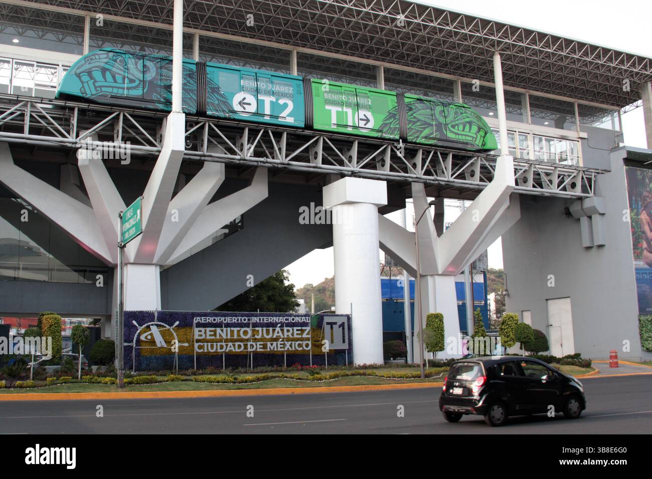 Mexico City, Mexico - Mar 13, 2025: The Aerotren at Mexico City ...