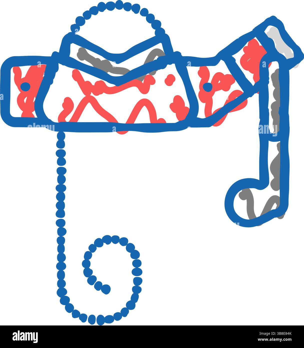 chain vice icon doodle illustration Stock Vector Image & Art - Alamy