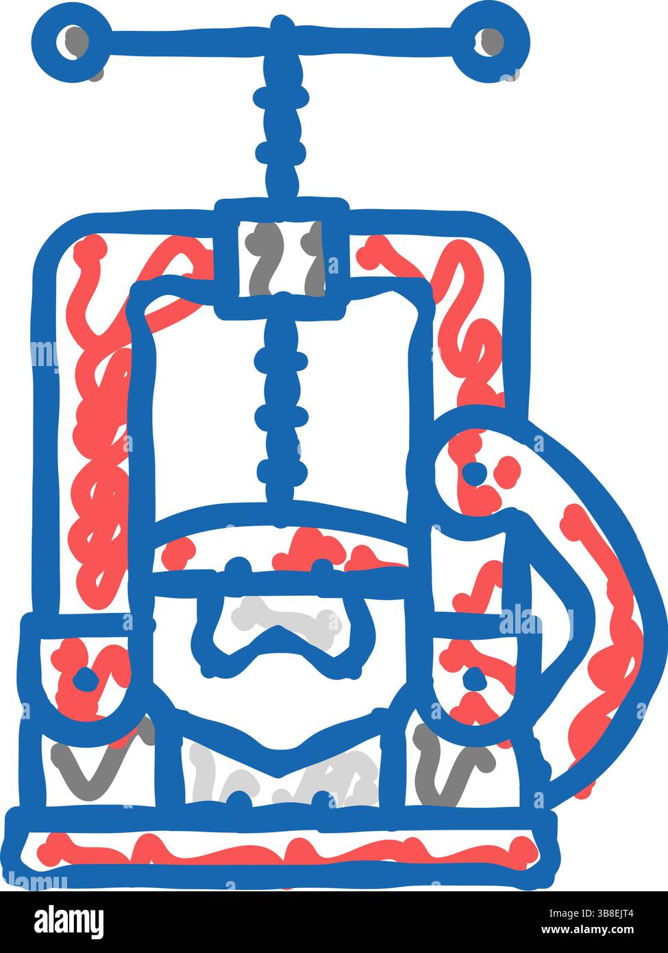 pipe vice icon doodle illustration Stock Vector Image & Art - Alamy