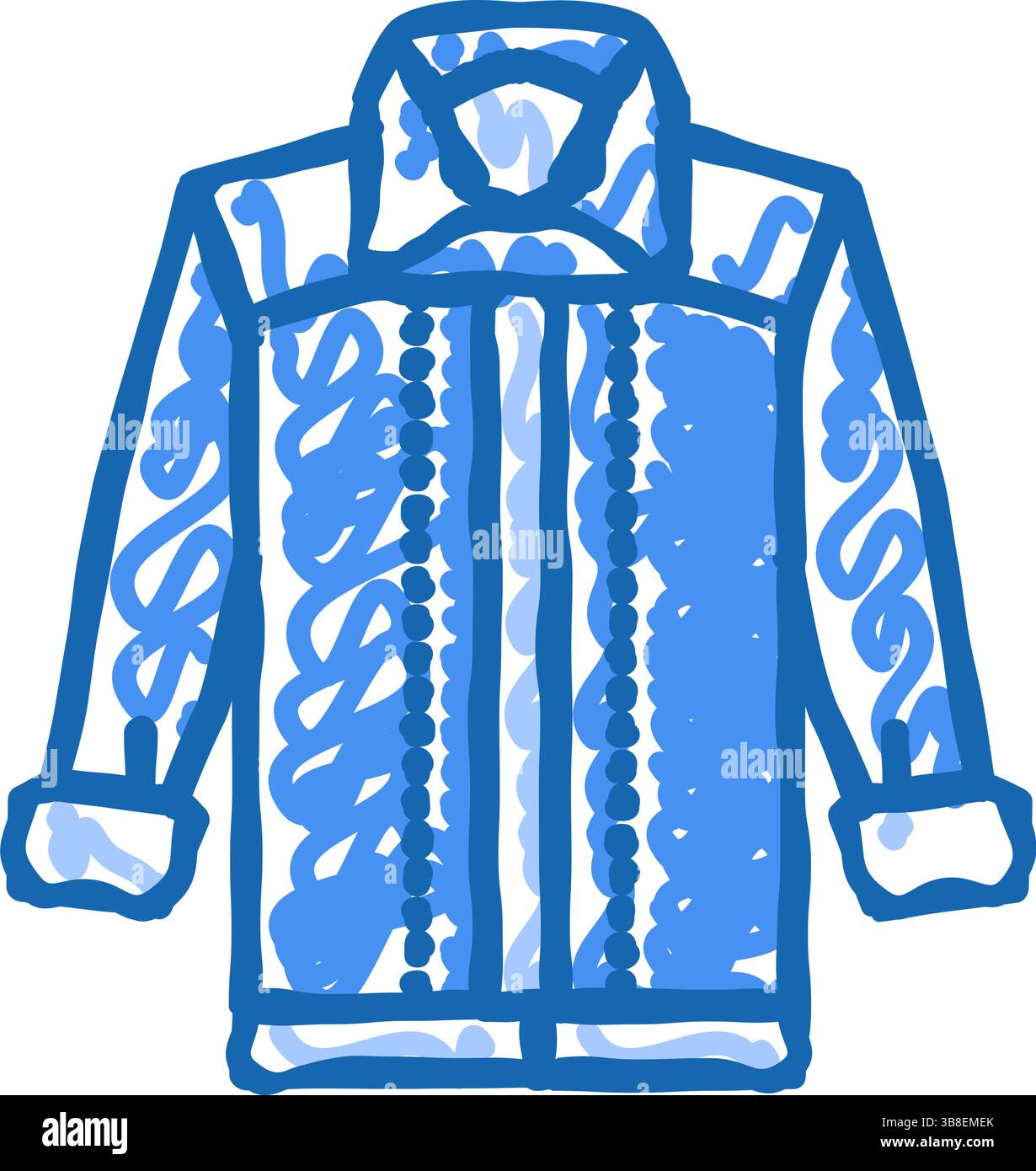 Blue denim jacket pants Cut Out Stock Images & Pictures - Alamy