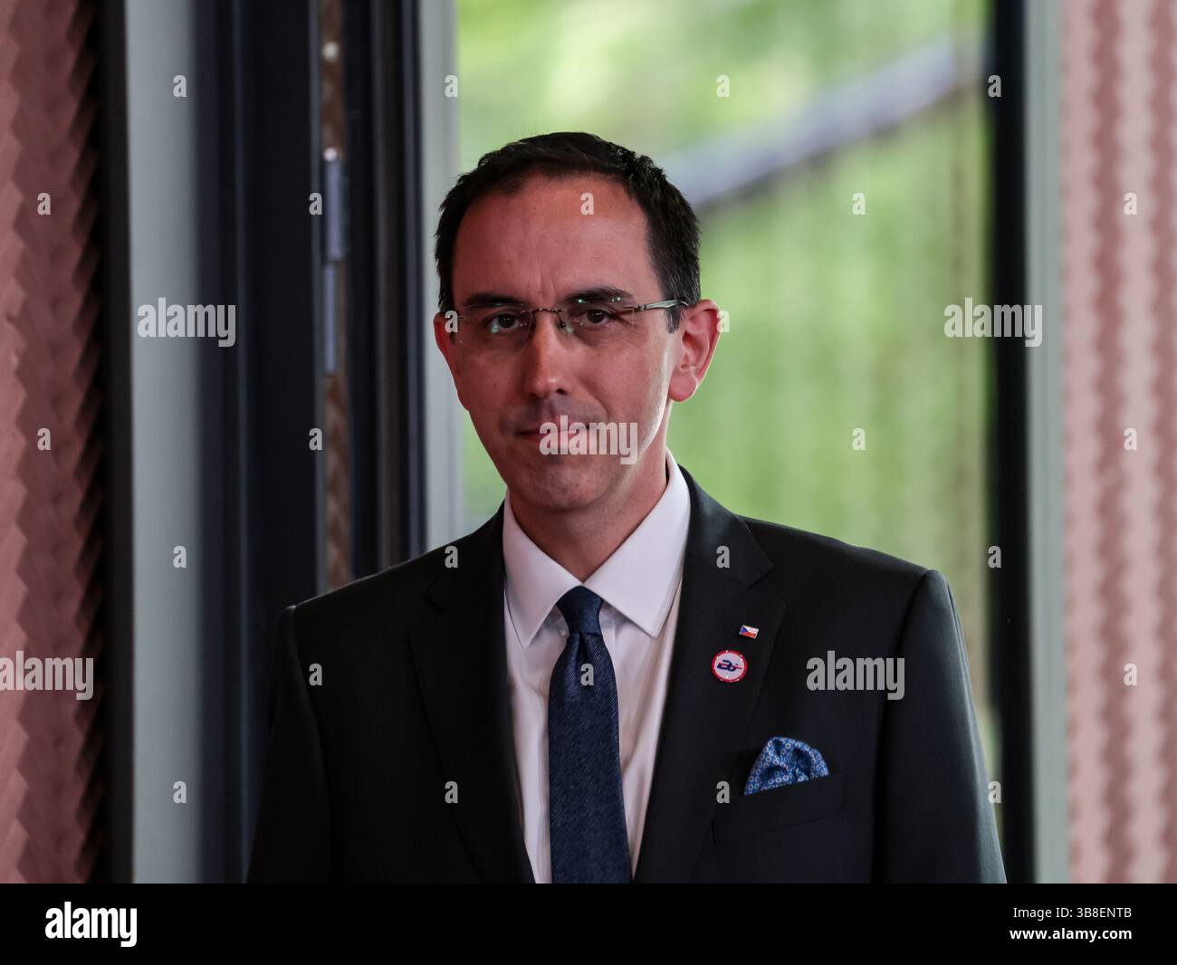 Deputy Minister of Foreign Affairs of Czechia Jan Marian arrives for ...