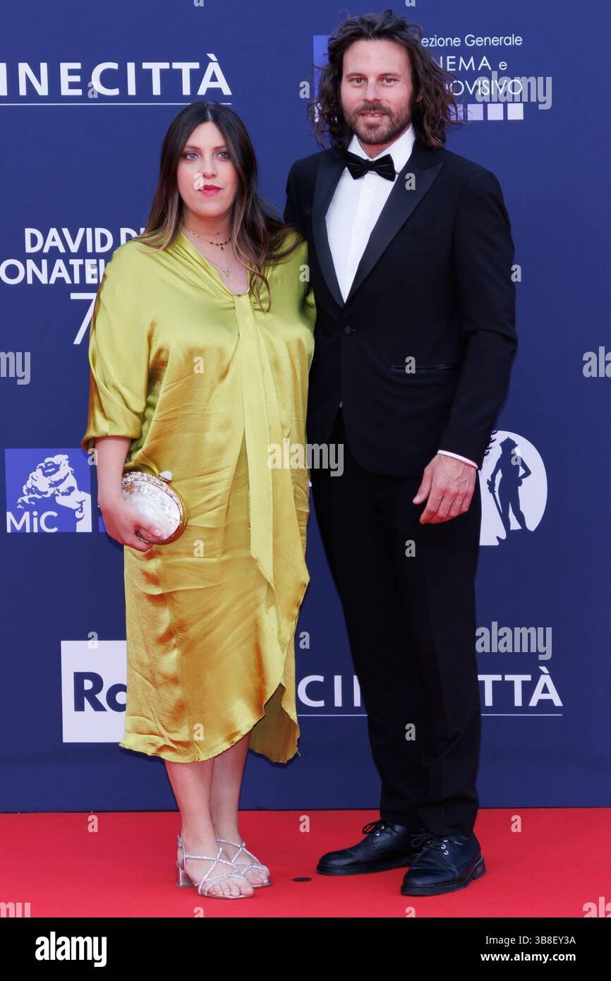 Vito Giuseppe Zito and Roberta Risola attend the photocall of the 70th ...
