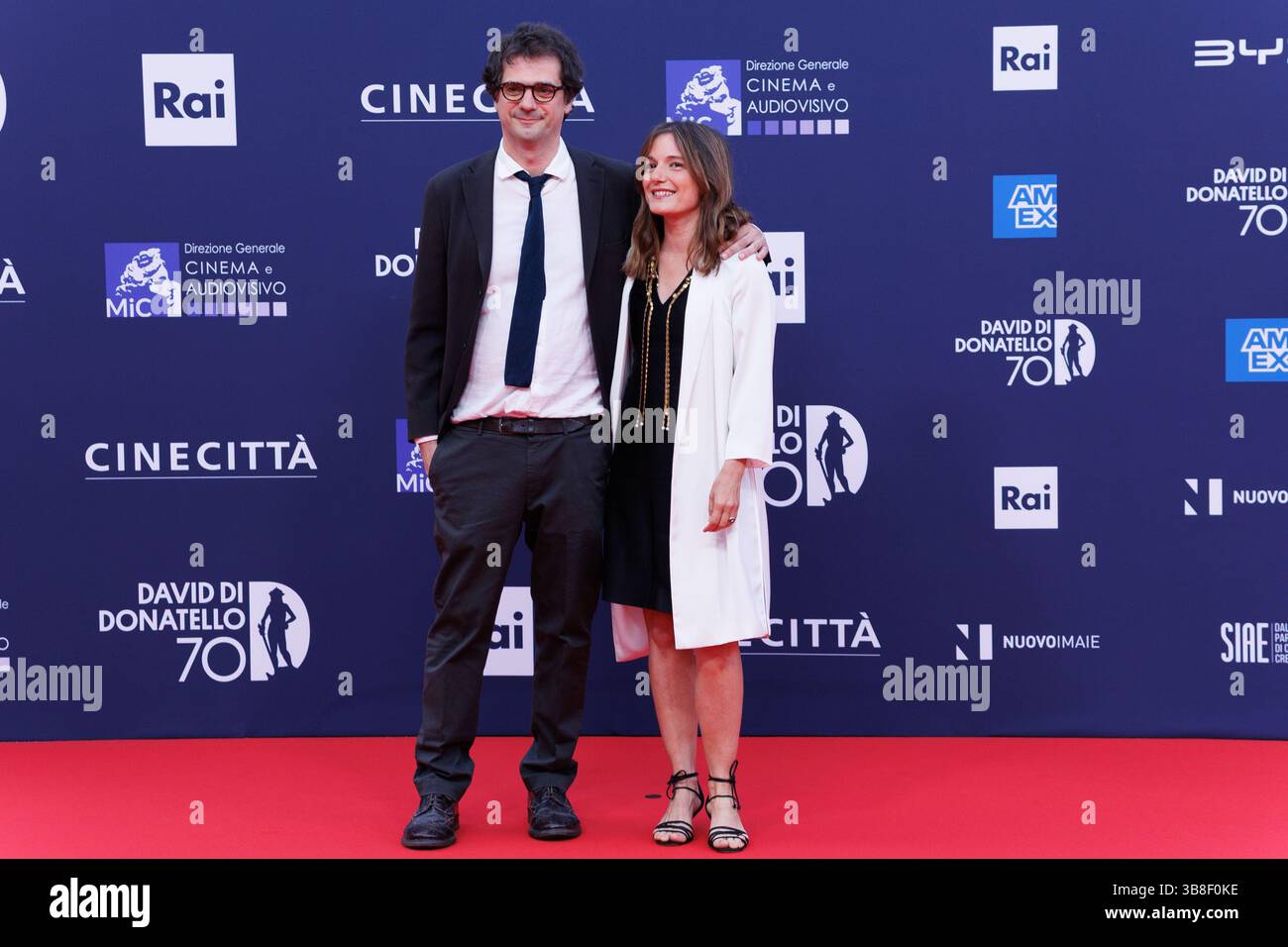 Rome, Italy. 07th May, 2025. Marco Pettenello and Eleonora Marangoni ...
