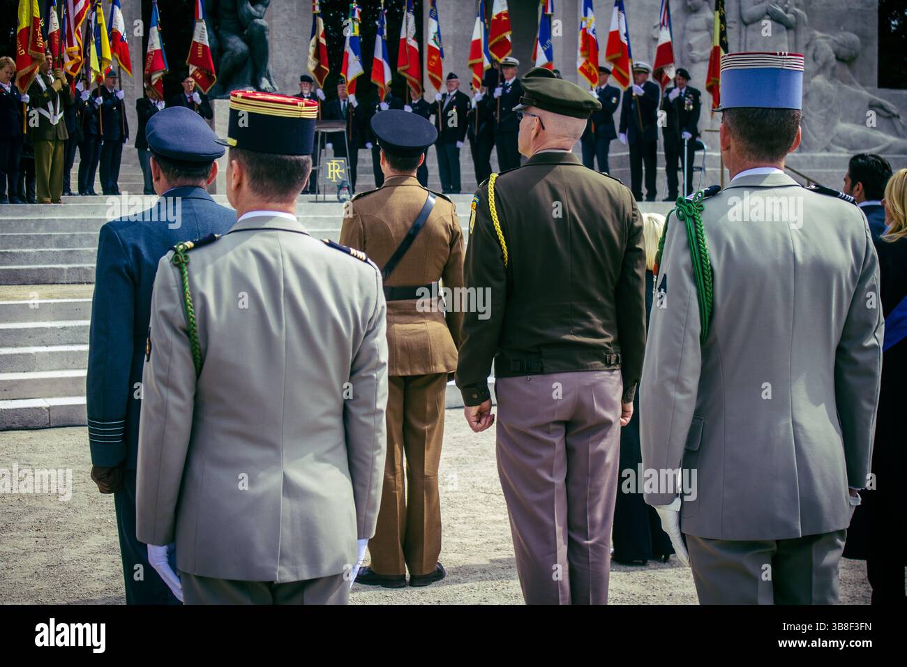 Reims, France, May 7, 2025 At the War Memorial, commemorations marking ...
