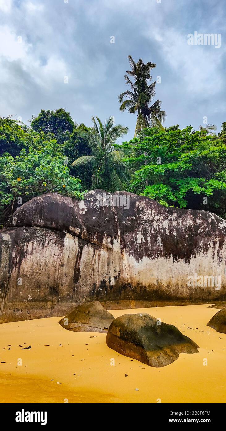 Pulau Tioman tropical island in Malaysia. South China sea. Southeast ...