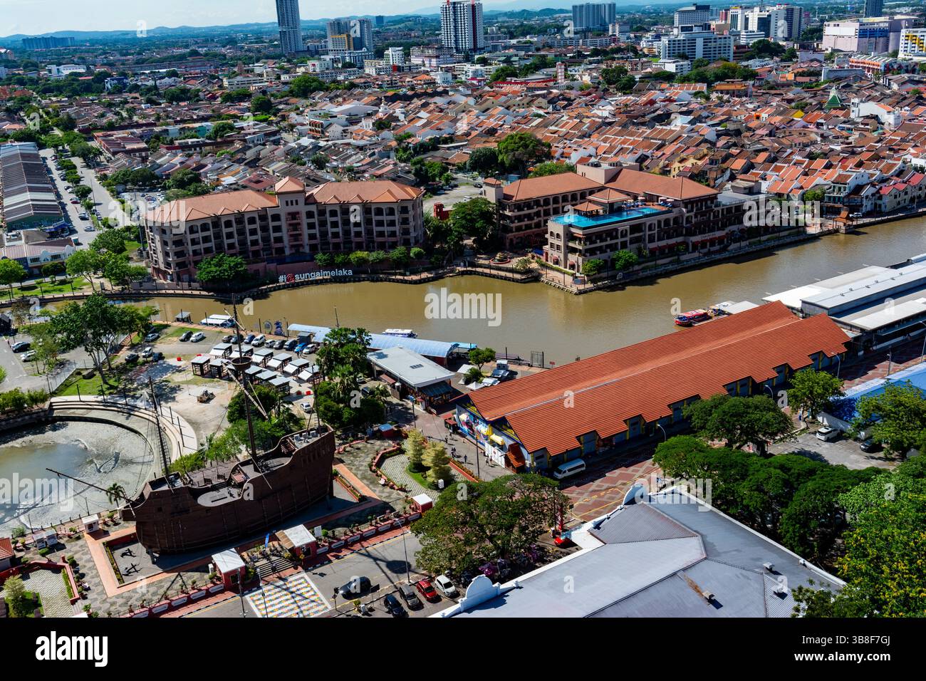 Melaka, Malaysia - April 16, 2025: Melaka, Malaysia. UNESCO World Heritage Site in Malaysia ...