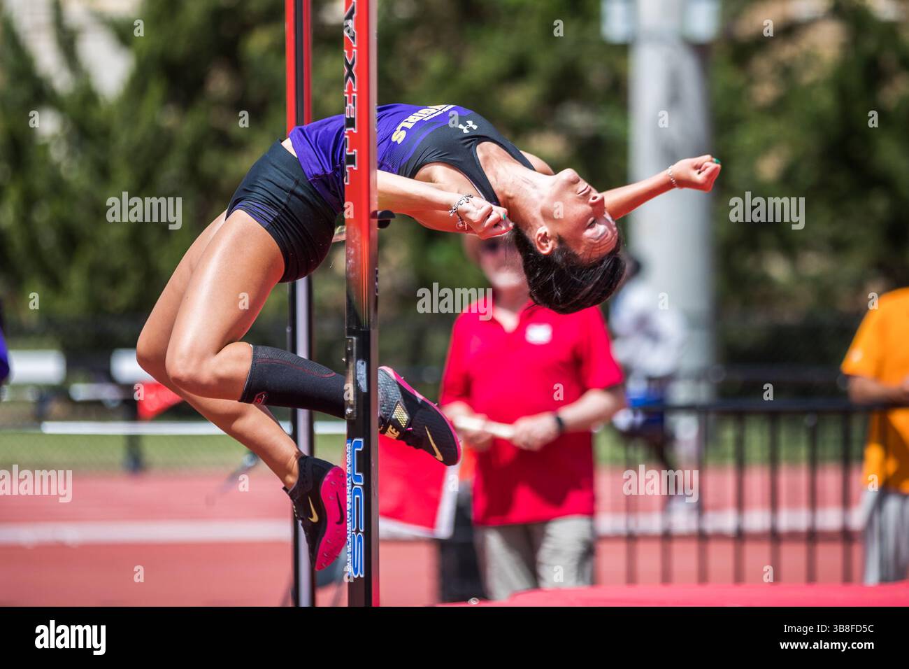 Lubbock, Texas, USA. 1st May, 2025. Hardin-Simmons Cowgirls jumper Mady ...
