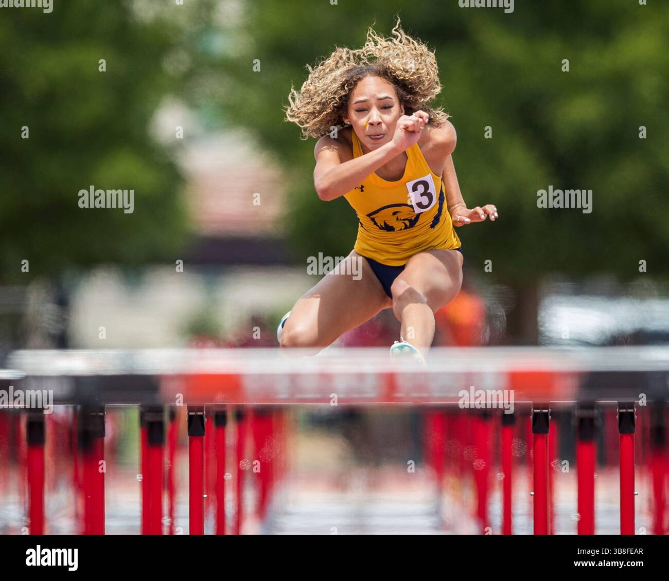 May 1, 2025: East Texas A&M sprinter Bre'anna Lacy competes in the ...