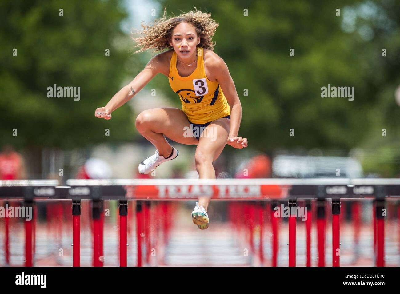 May 1, 2025: East Texas A&M sprinter Bre'anna Lacy competes in the ...